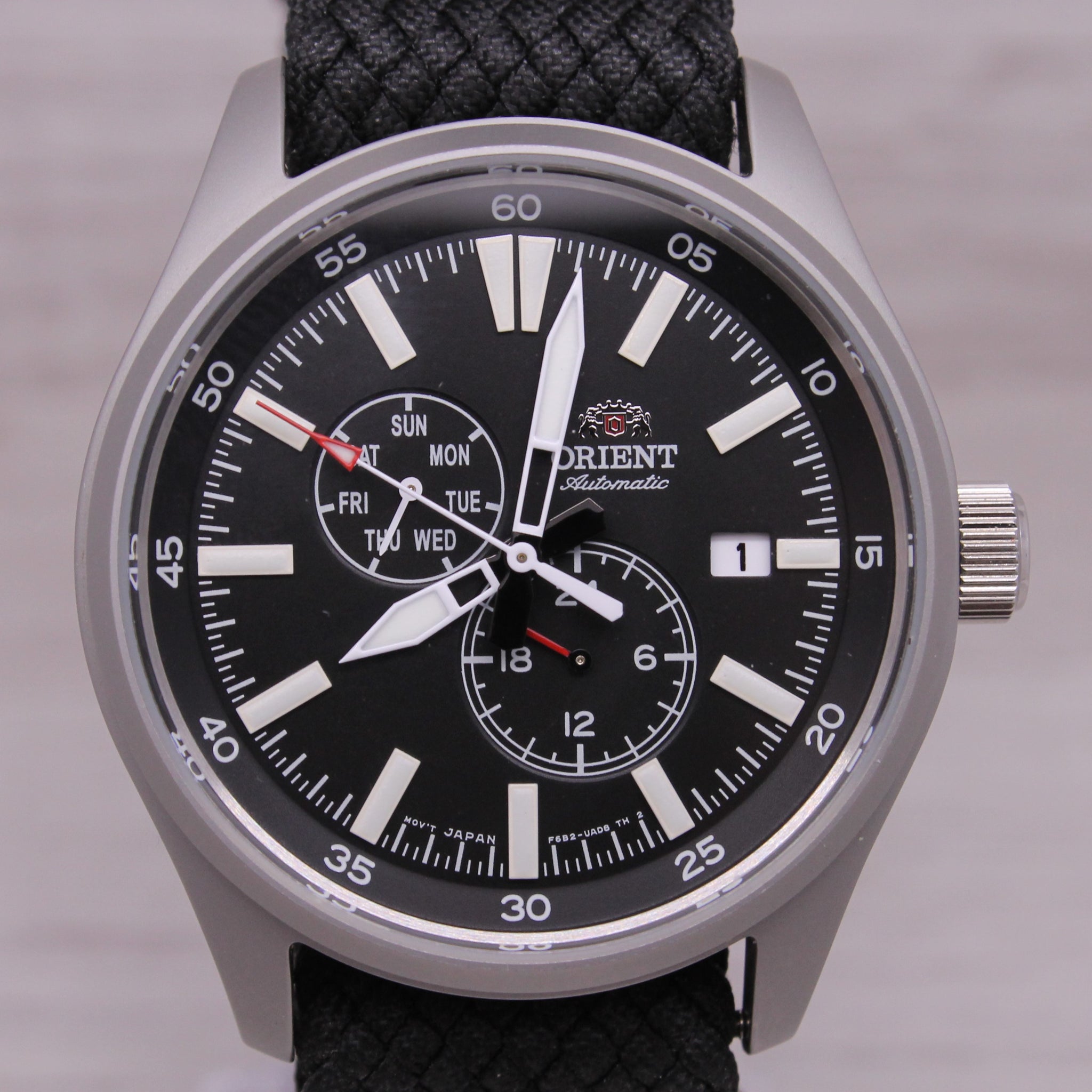 Orient Automatic 43mm Stainless Steel Men’s Watch Day/Hour EPSON F6B2-