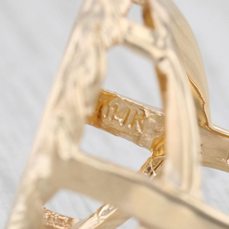 1988 Chinese Panda Coin Ring 14k 1/20th Oz 999 Fine Gold 5 Yuan ...